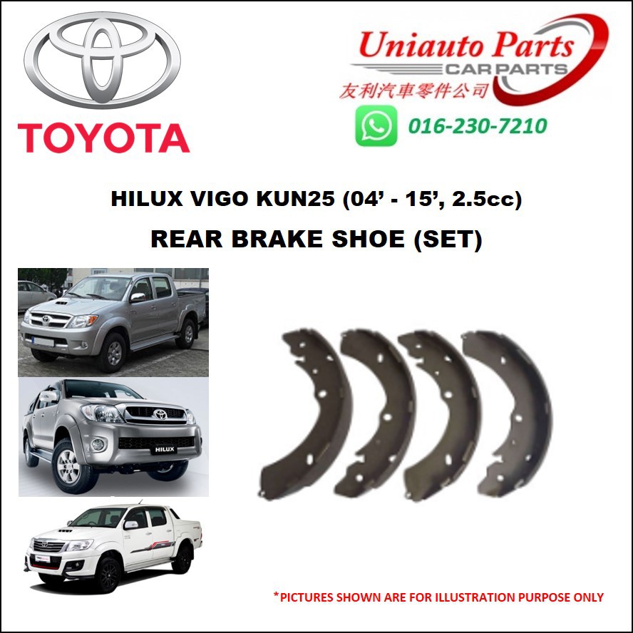 OEM TOYOTA HILUX VIGO KUN25 / KUN26 / FORTUNER / KUN50 / TGN51 / TGN156 ...