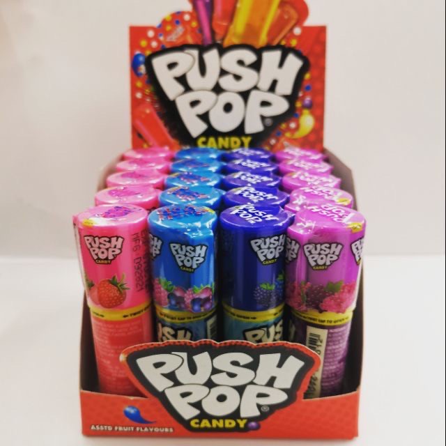 20 Pcs Push Pop Candy Lollipop Assorted Fruit Flavours HALAL (LOCAL READY STOCKS) | Shopee Malaysia