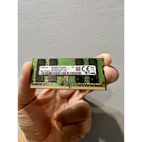 SAMSUNG 16GB DDR4 2666MHZ Notebook RAM (2Rx8 PC4 -2666V-SE1-11 ...