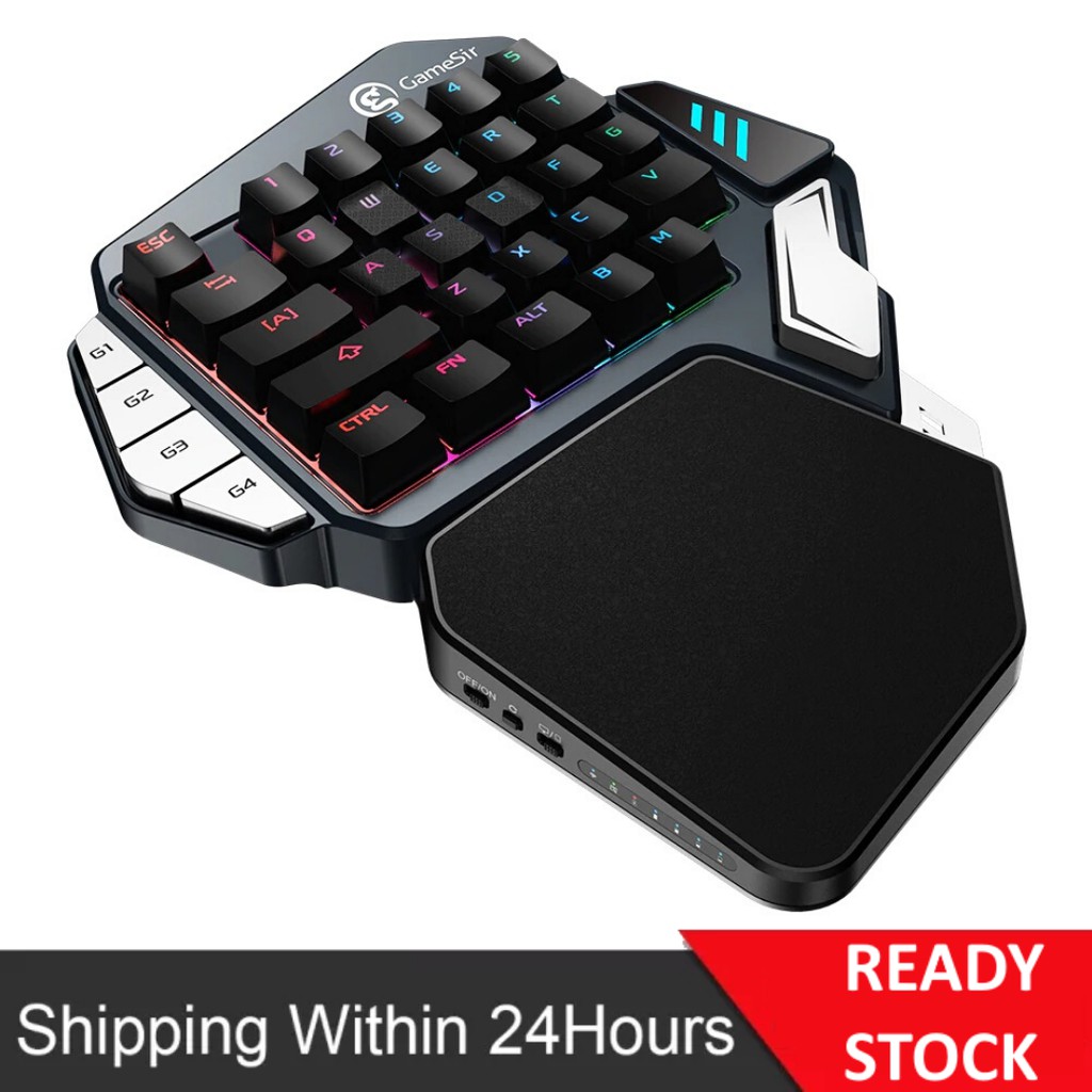 🌟READY STOCK🌟 GameSir Z1 Gaming Keypad (Blue Switch) One-Handed Switch ...