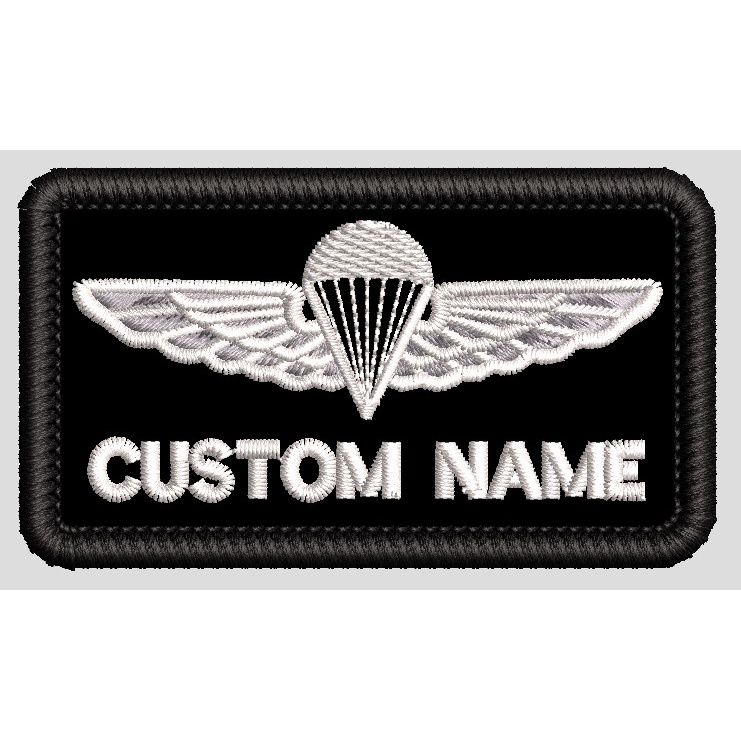 Airborne Callsign Parachute Patch Embroidered Custom | Shopee Malaysia