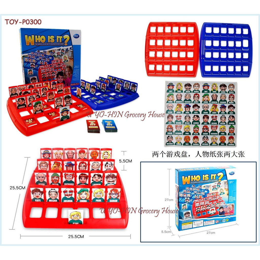 Who IS IT Guess the character logical reasoning game WHO IS IT猜人物逻辑推理游戏 ...
