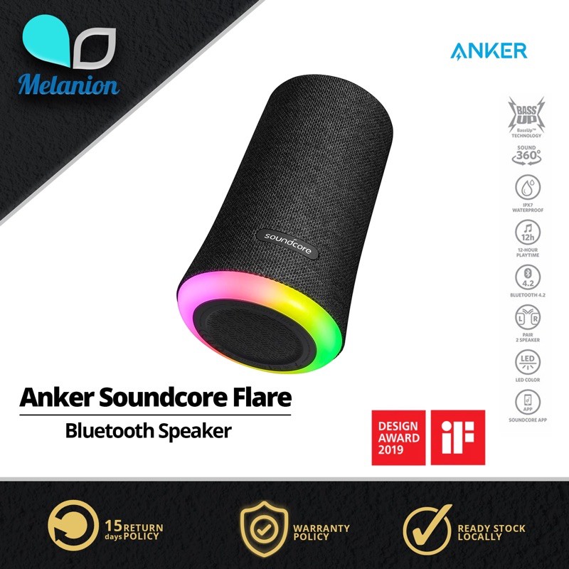 Anker Soundcore Flare Portable Bluetooth 360' Speaker | Shopee Malaysia Anker Soundcore Flare Portable Bluetooth 360' Speaker | Shopee Malaysia