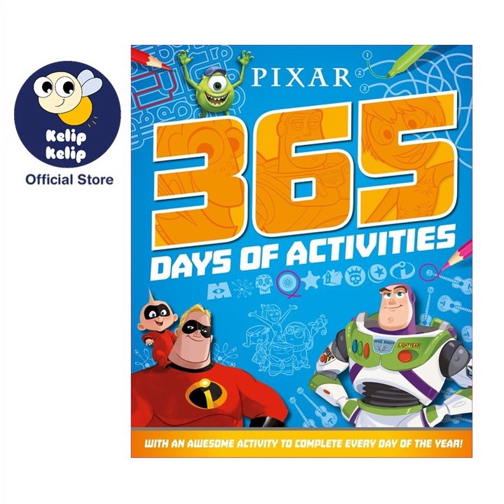 Disney 365 Days of Activities Book For Kids With 192 Pages of Mazes ...