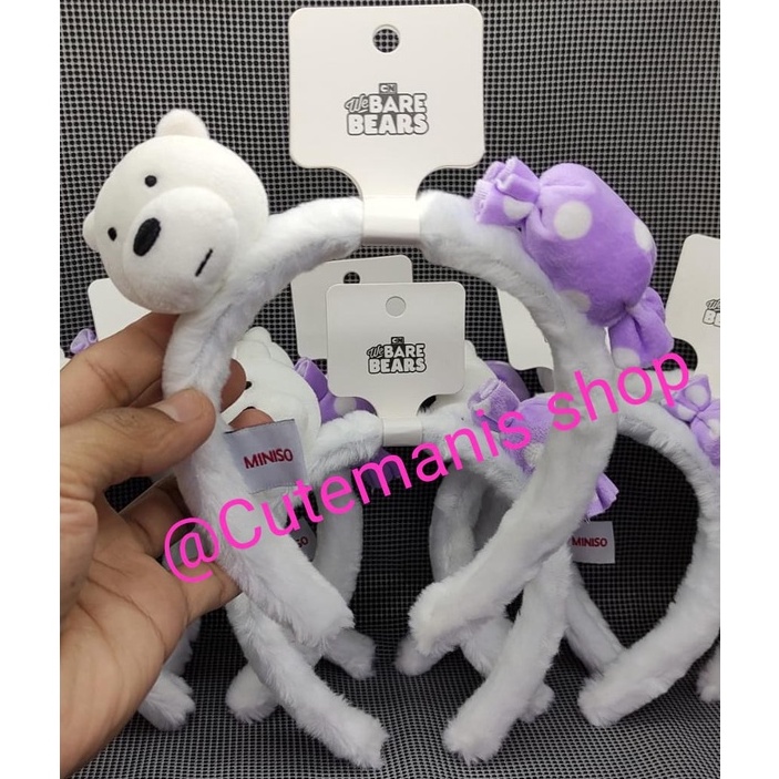 Miniso We Bare Bears Headband for Girls Kids | Shopee Malaysia