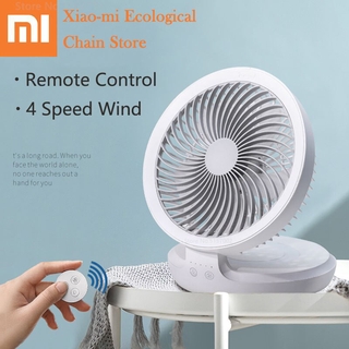 For Xiaomi Edon Portable Desktop Fan Remote Control Mini Smart Air ...