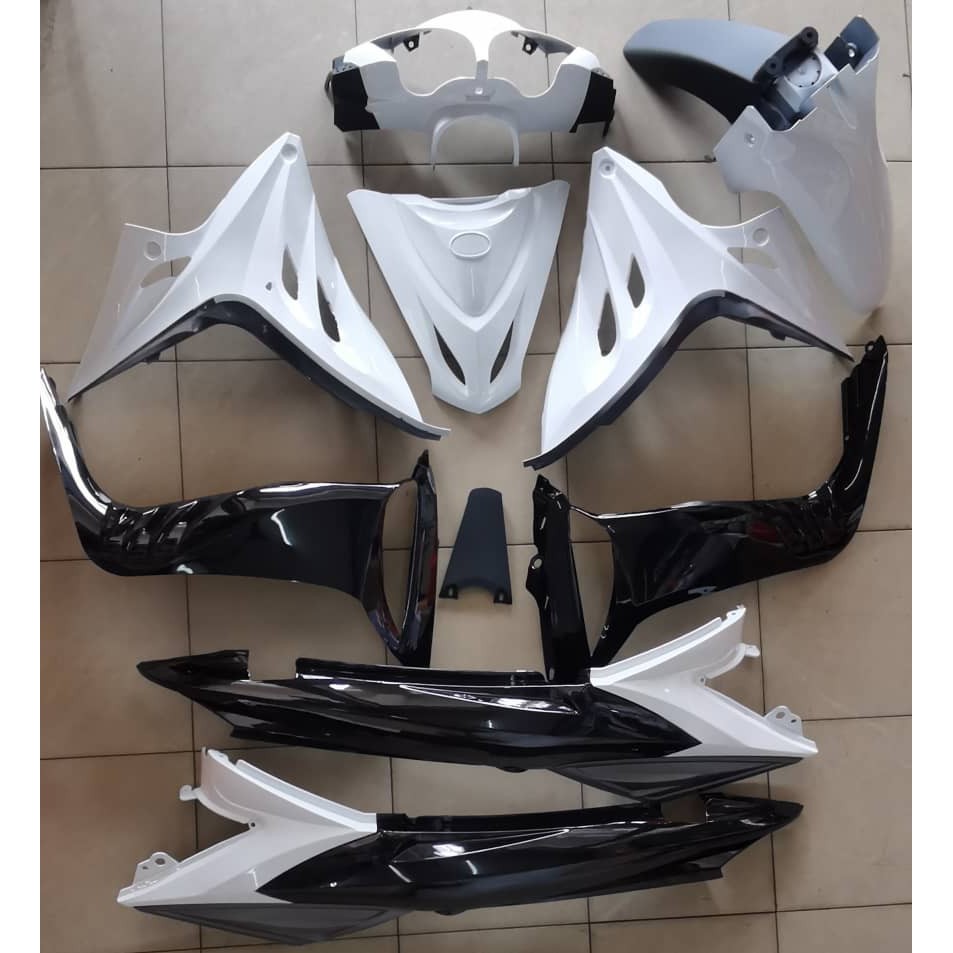 COVER SET FOR MODENAS GT 128 (WHITE) SW+FZ | Shopee Malaysia