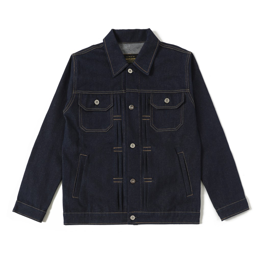 STELLAR BLUE INDIGO DENIM JACKET TYPE II | Shopee Malaysia