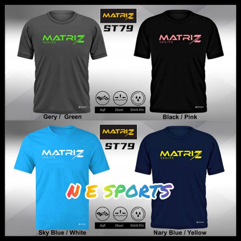 Matriz MZ-ST79 Dry Fit T-Shirts Quick Dry Jersey | Shopee Malaysia