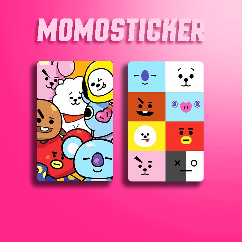 BTS 21🔥 TOUCH*GO STICKER 🔥 Card Skin Sticker 🔥 ATM Sticker 🔥 Bank Card ...