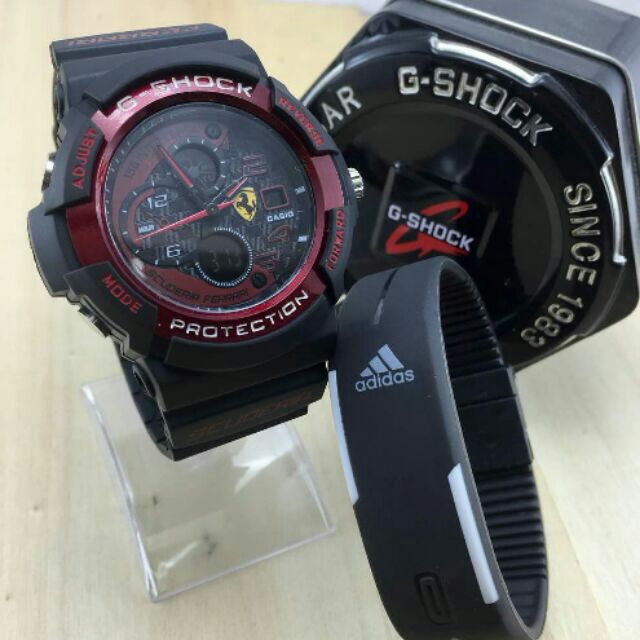 Gshock Ferrari merah | Shopee Malaysia
