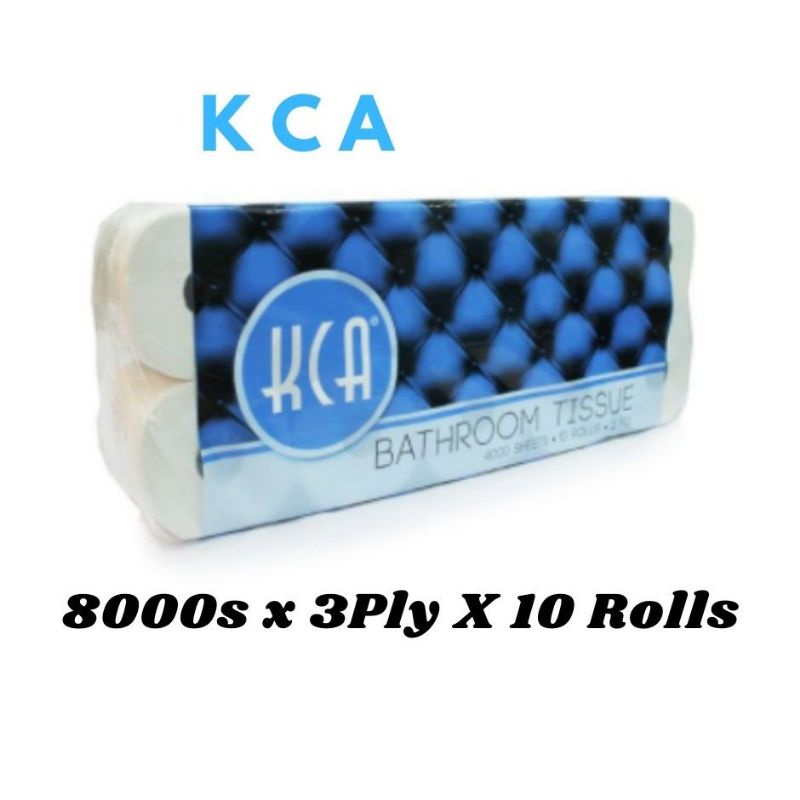 KCA bathroom tissue roll 8000s x 3ply x 10 rolls | Shopee Malaysia