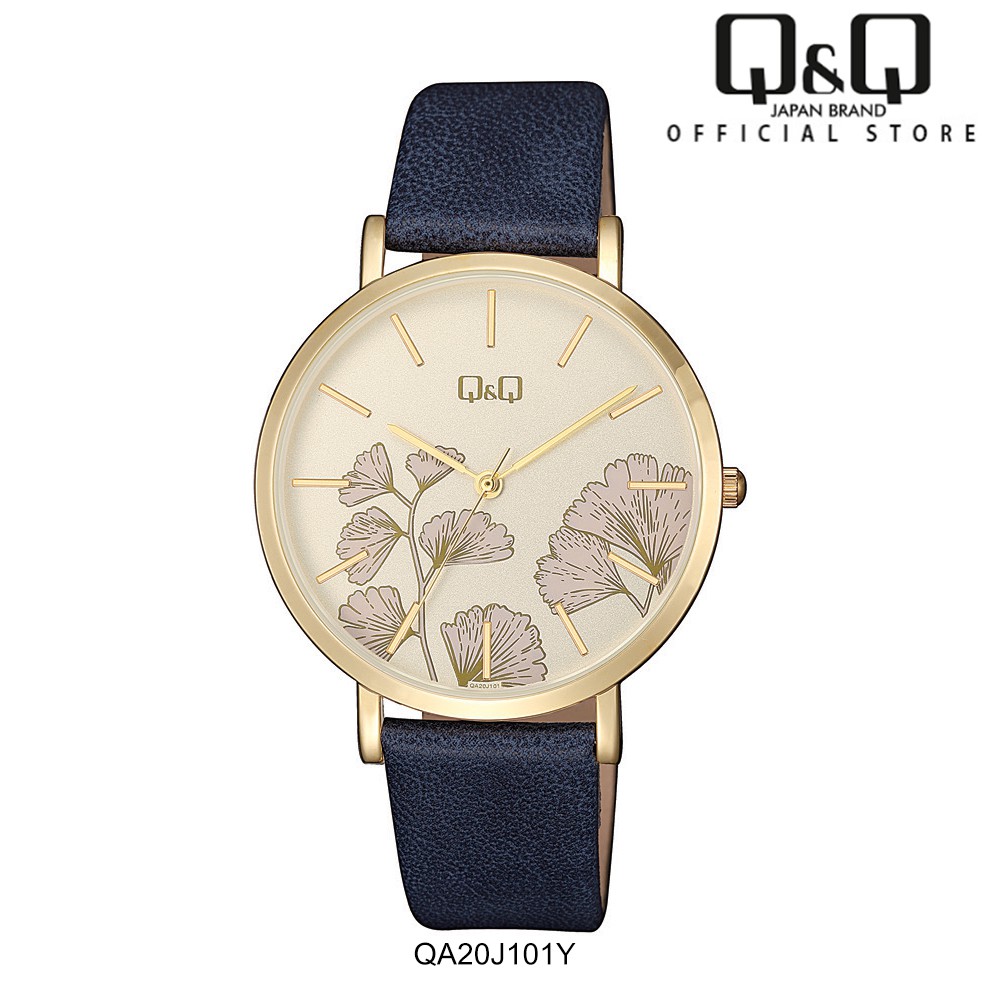 Q&Q Japan by Citizen Ladies Leather Analogue Watch QA20 | Shopee Malaysia
