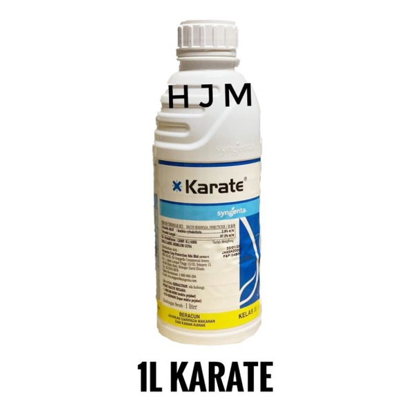 1 liter SYGENTA KARATE lambda cyhalotrin Racun Serangga Racun Ulat Gulung Daun Racun Ulat Padi ...