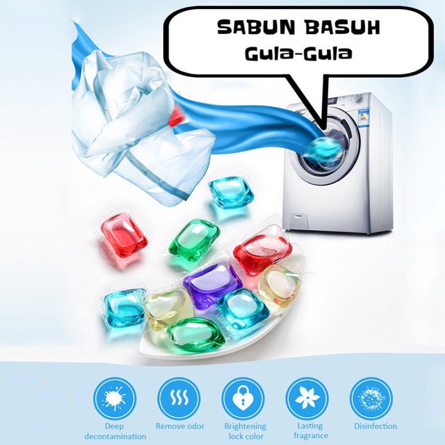 MIX COLOUR LAUNDRY COMPLETE DETERGENT LONG LASTING (SABUN BASUH BAJU ...