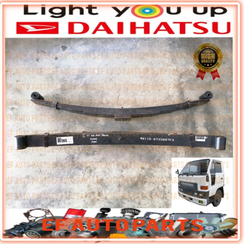 DAIHATSU DELTA DV57 DV58 FRONT REAR LEAF SPRING 1 SETX7PCS FA RA 48110 ...