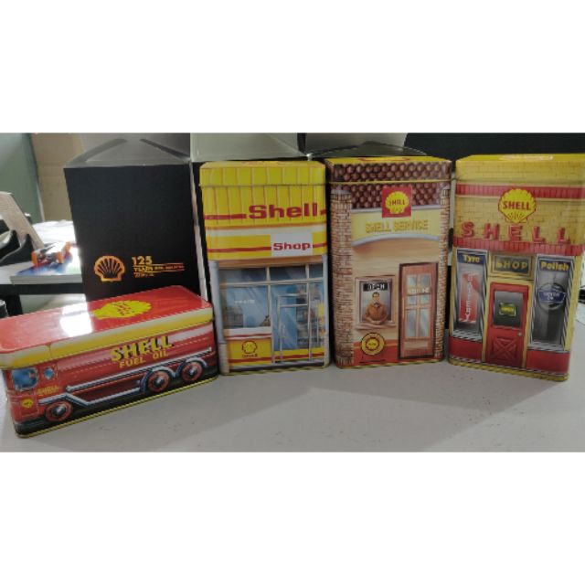 SHELL HERITAGE CANISTERS 125 Years Tin | Limited Edition | Shopee Malaysia