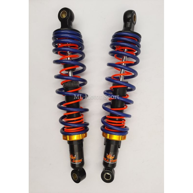 Bull Fire Double Spring Evolution Absorber Shock 330mm (Extra Spring ...
