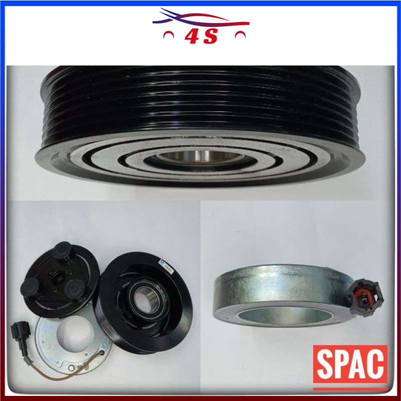 NISSAN NAVARA D40 2004 CALSONIC 7PK MAGNETIC CLUTCH PULLEY SET AIR COND | Shopee Malaysia