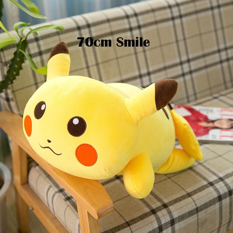 JOJOY Sleeping Pikachu Doll Pillow Hug Bolster Pokemon Toys Stuffed ...