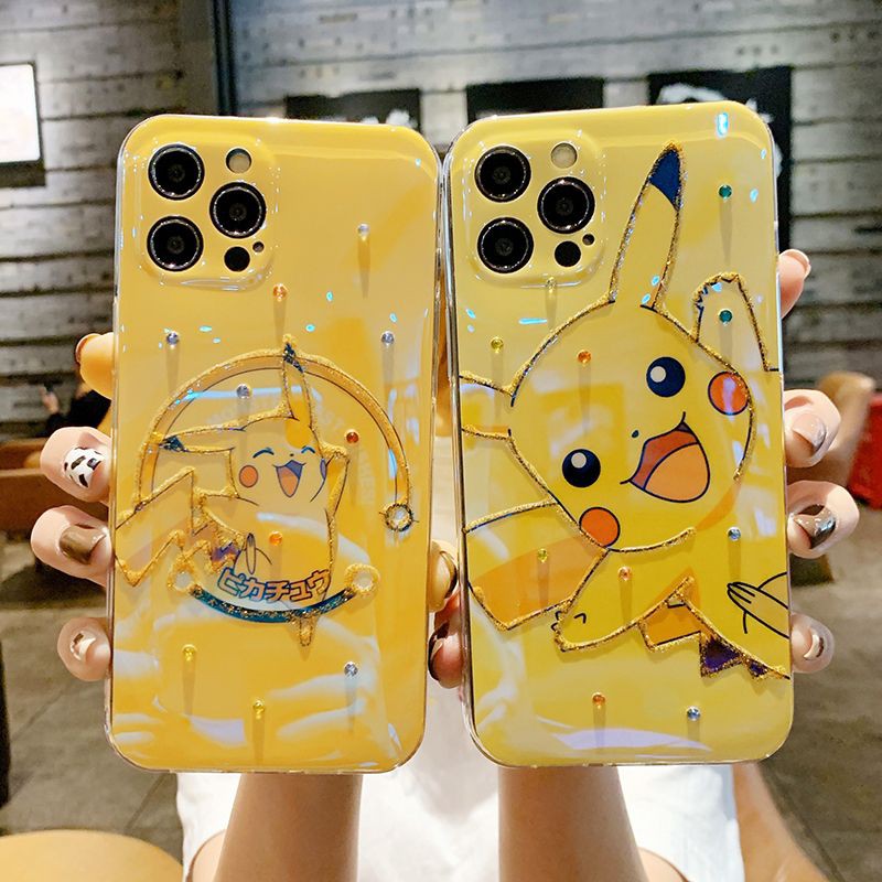 Phone Soft Case Huawei Cartoon Pokamon Pikacu 日系闪粉卡通 Mate 30 30Pro 40 ...