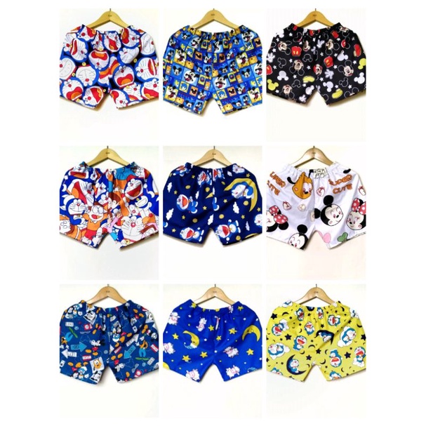 Boxer Character Men Spongebob Doraemon Mickey Mouse Minion Lilo ...