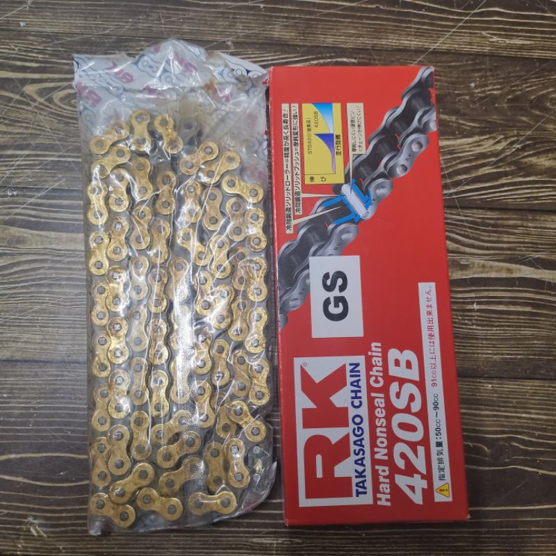 Rk 420 gold chain 420-120L | Shopee Malaysia