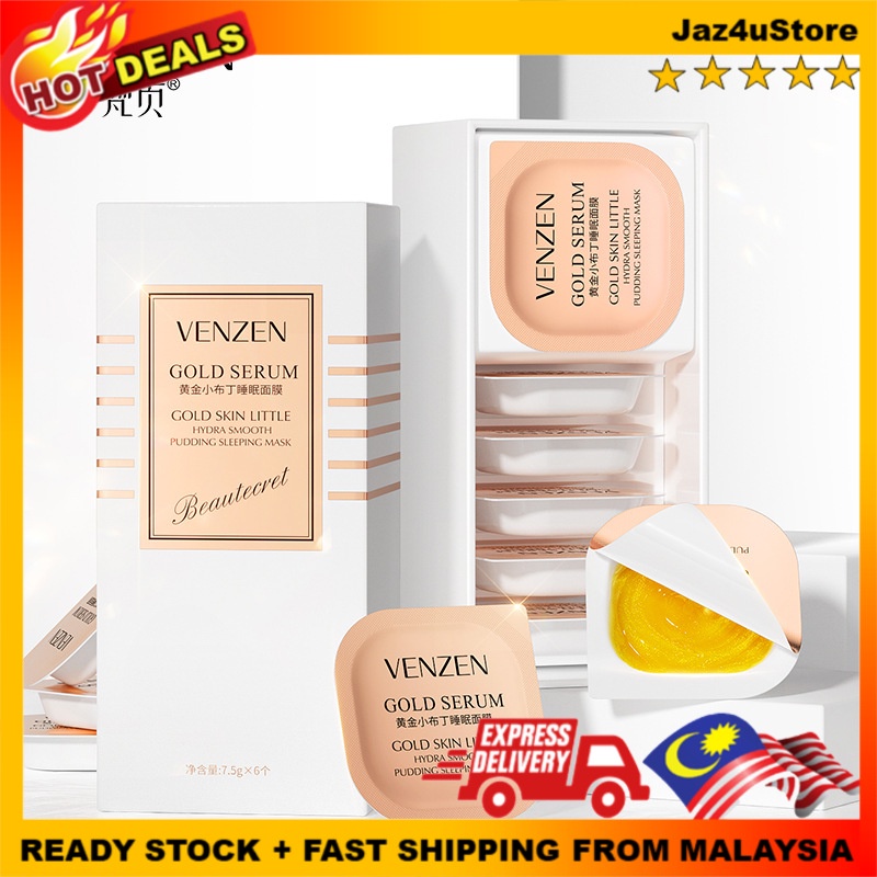 ROREC VENZEN Gold Serum Gold Skin Little Hydra Smooth Pudding Sleeping ...