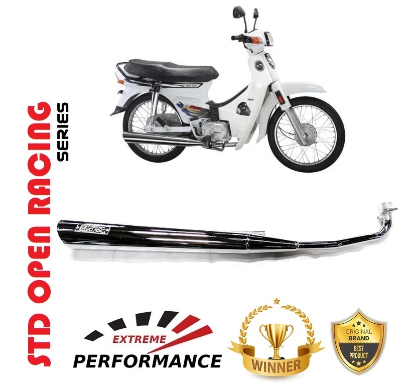 EX5 Dream 110 FI hp Exzos Racing Ekzos muffler Std Open Exhaust exos ...