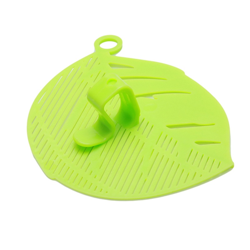 Durable Clean Leaf Rice Wash Sieve Cleaning Gadget Snap-In Leaf Shape ...