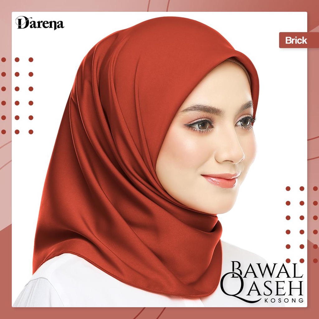 Tudung Bawal Kosong Tudung Bawal Satin Plain Bawal Qaseh Kosong Bawal Plain Bawal Darena Scarf ...