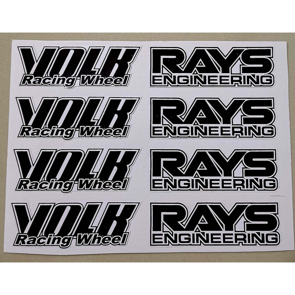 Sticker Volk Racing Te37 STICKER ORI/Rim Sticker Rays Volk Racing Te37 ...
