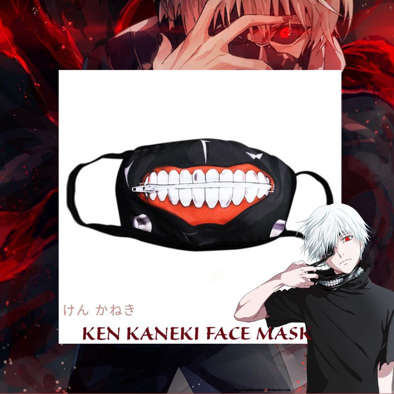 [Cahaya Melati] 🇲🇾SHIP 24 HOURS🇲🇾 ANIME Tokyo Ghoul Ken Kaneki Face ...