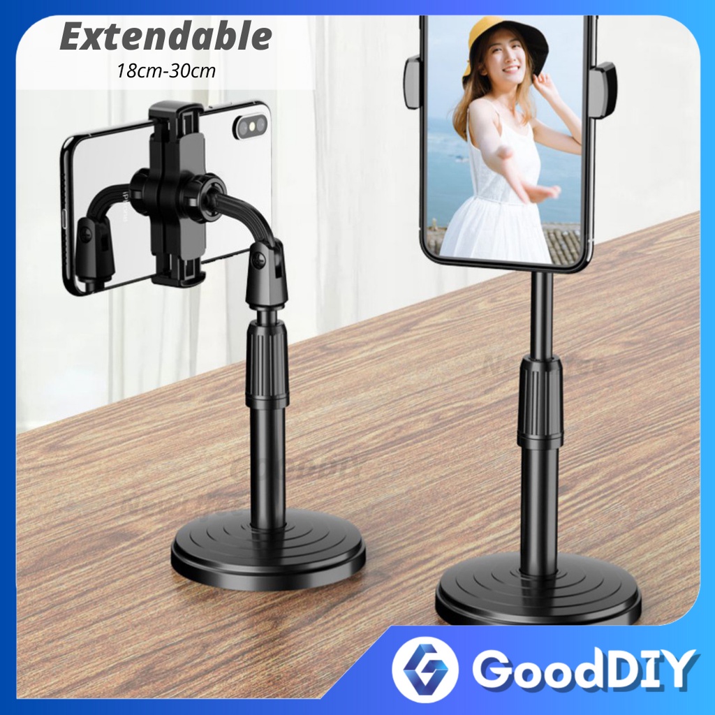 Universal Adjustable Phone Stand for Live Streaming Broadcast Recording ...