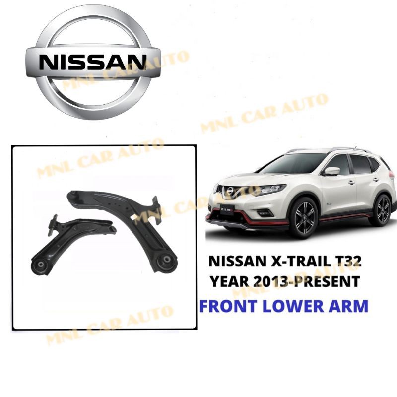 NISSAN X-TRAIL T32 FRONT LOWER ARM SET 54500 / 54501-4CLOB | Shopee ...