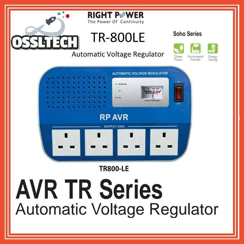 RIGHT POWER AVR 800VA TR800-LE SOHO SERIES UPS AUTOMATIC VOLTAGE ...