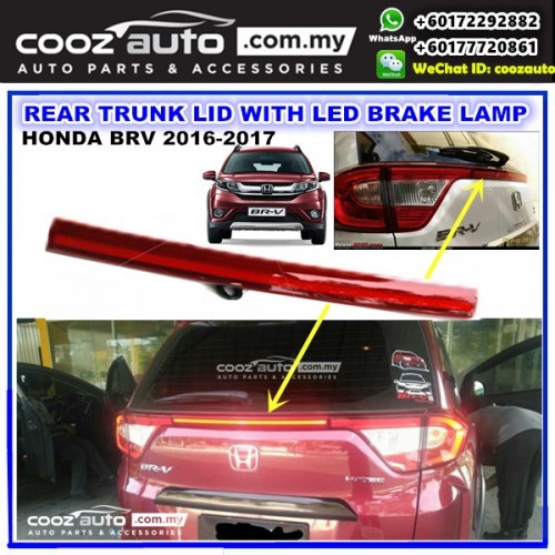 Honda BRV BR-V 2016-2018 Rear Trunk Lid with LED Reflector Brake Lamp ...