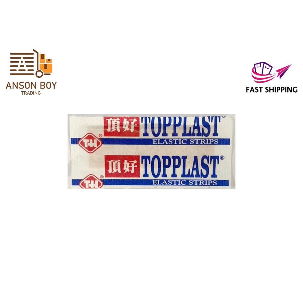 [READY STOCK] TOPLAST ELASTIC STRIPS PLASTER LUKA BERUBAT 1strips ...