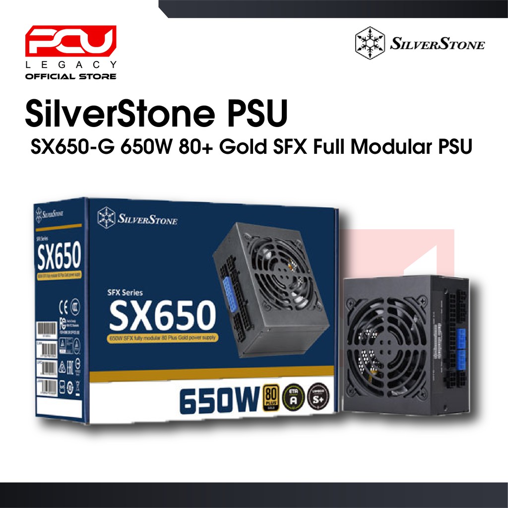 [READY STOCK] SILVERSTONE SX650-G 650W 80+ Gold SFX Full Modular PSU ...