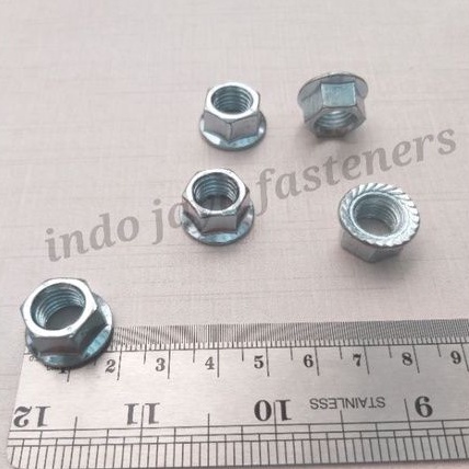 Flange nut 10mm key 14 (gear) | Shopee Malaysia