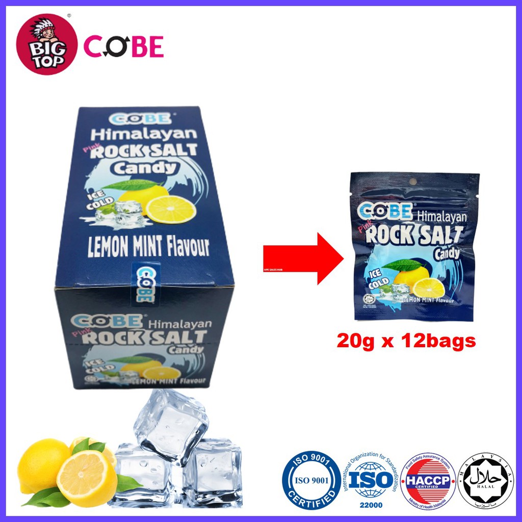 HIMALAYAN PINK ROCK SALT CANDY / ICED COLD SALT LEMON CANDY / SALT ...