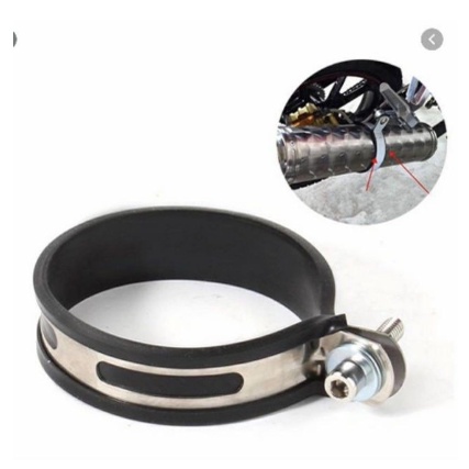 GL RACING 74MM EXHAUST BRACKET ASSY EKZOS PIPE MUFFLER OPEN PIPE CAKUR ...