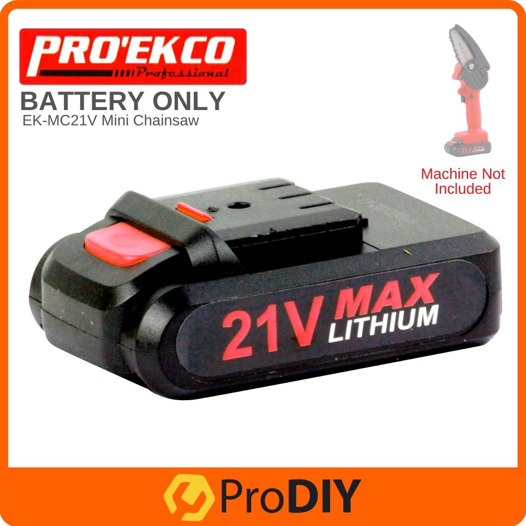 [ BATTERY ONLY ] for EK-MC21v PRO’ EKCO Mini Electric Chainsa*w 21V ...