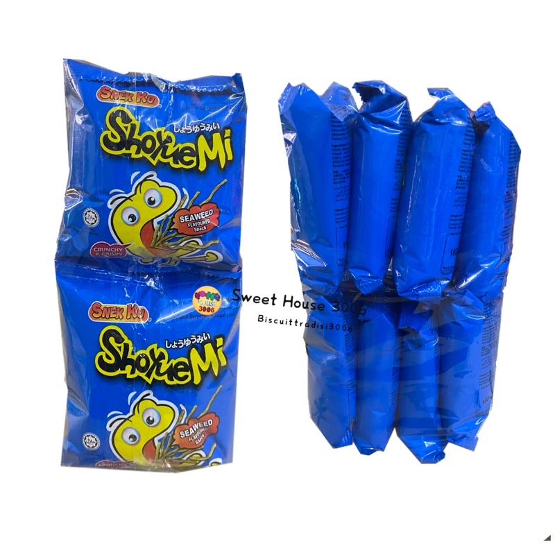 Snek Ku ShoyueMi Seweed Flavour Snack 14gm x 8pkt Keropok Makanan ...