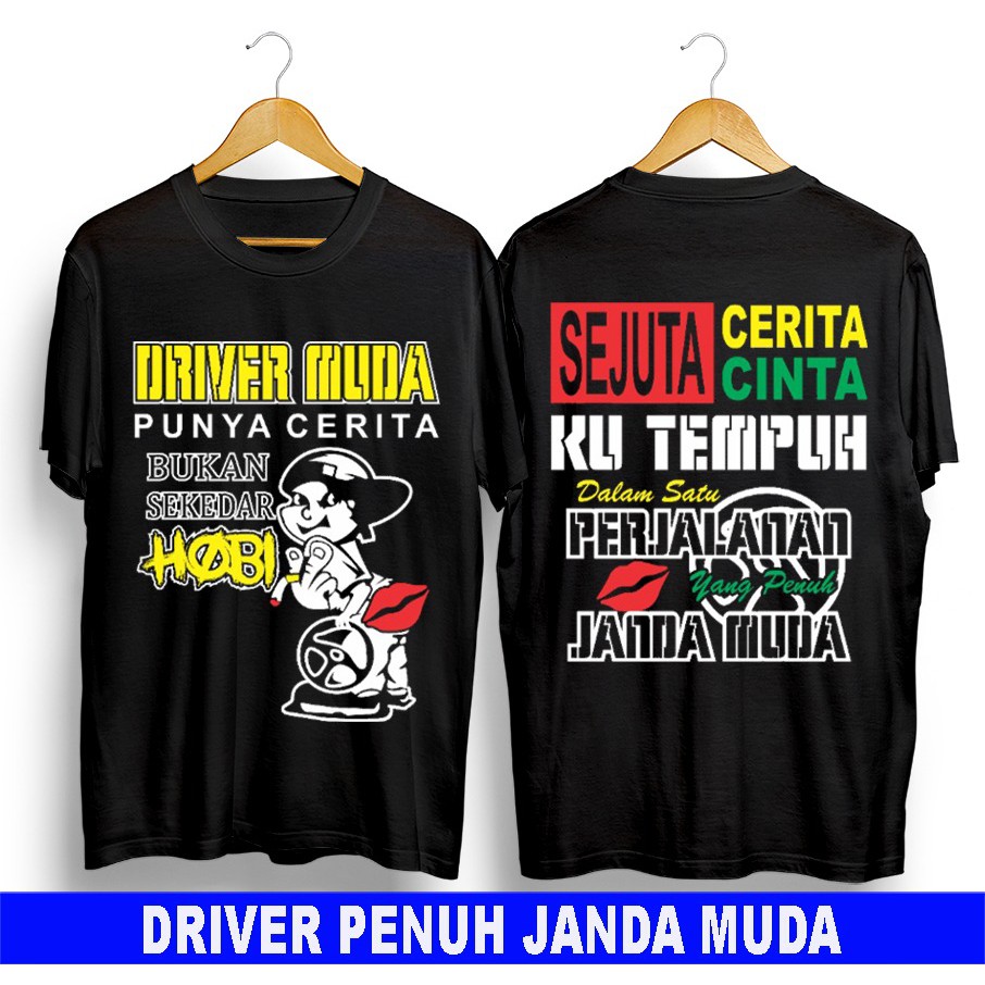 Distro Shirt T-Shirt DRIVER Full Of Young Widow Truck MANIA INDONESIA ...