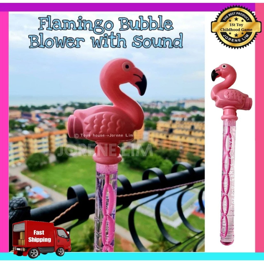 🔥READY STOCK🚀FAST SHIP💥 Flamingo Bubble Blower with 🎵 sound | Shopee ...