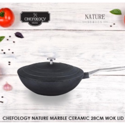 Chefology Nature Wok (28cm) , Height 7.5cm | Shopee Malaysia