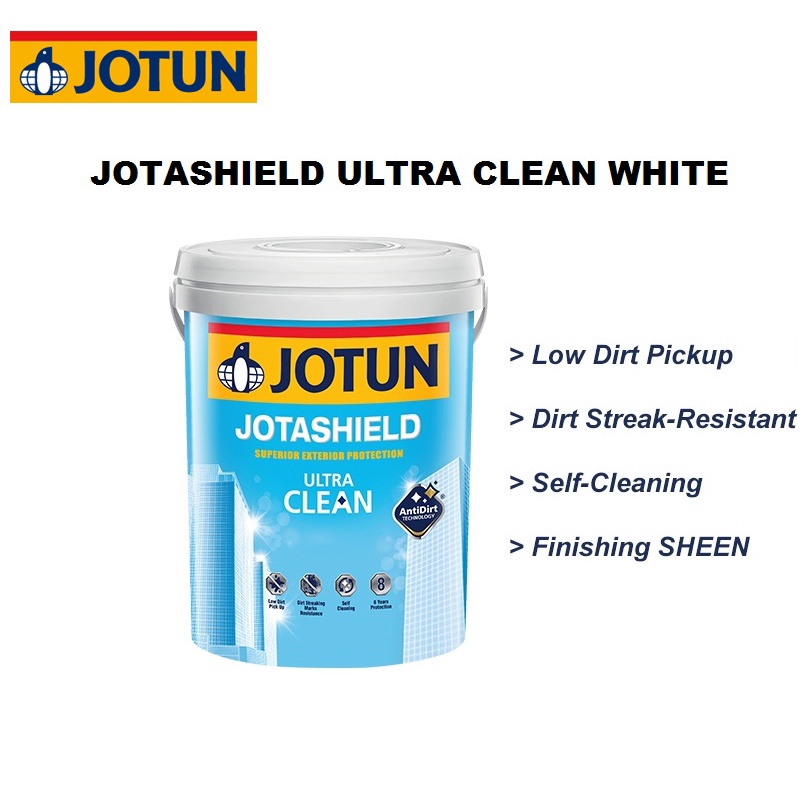 JOTUN JOTASHIELD ULTRA CLEAN WHITE 5LITER /20LITER / ULTRA PRIMER ...