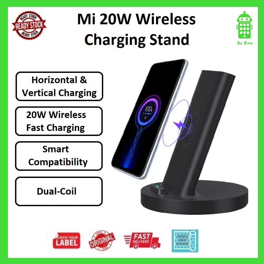Xiaomi Mi 20W Wireless Charging Stand (WPC02ZM)Original Xiaomi Malaysia 【Ready Stock】 | Shopee ...