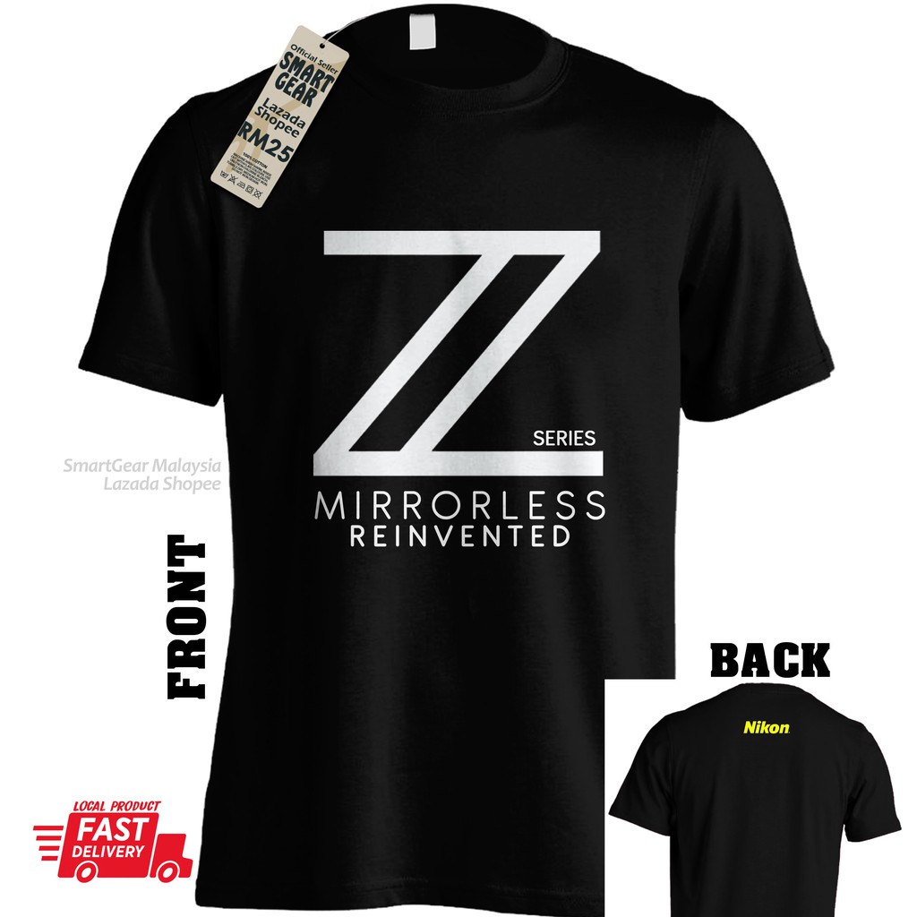 Nikon Nikkor Z Series Logo Mirrorless Camera Dslr Canon Sony Tshirt Man ...